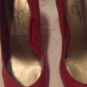 Jessica Simpson | Shoes | Vintage Style Red Pumps | Poshmark
